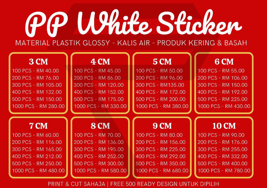 Sticker/label produk!!!, Services, Others on Carousell