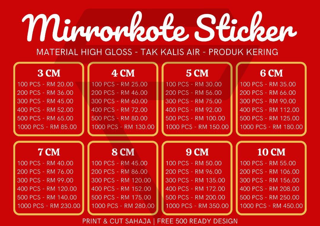 Sticker/label produk!!!, Services, Others on Carousell