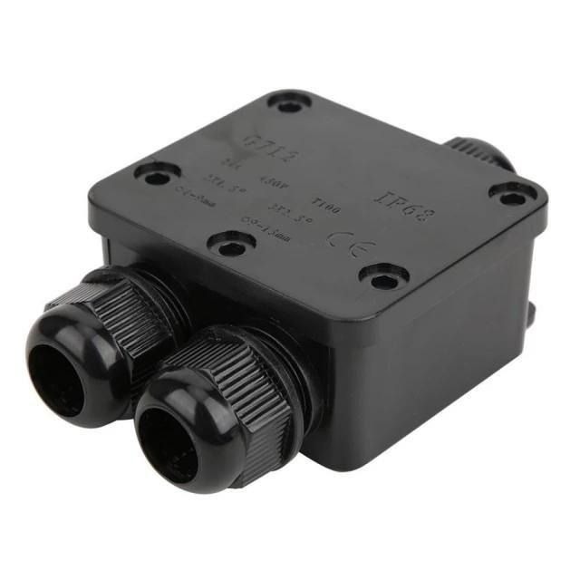 T669 Plastic Junction Box 3 Way Cable Connector Protect Case IP68 ...