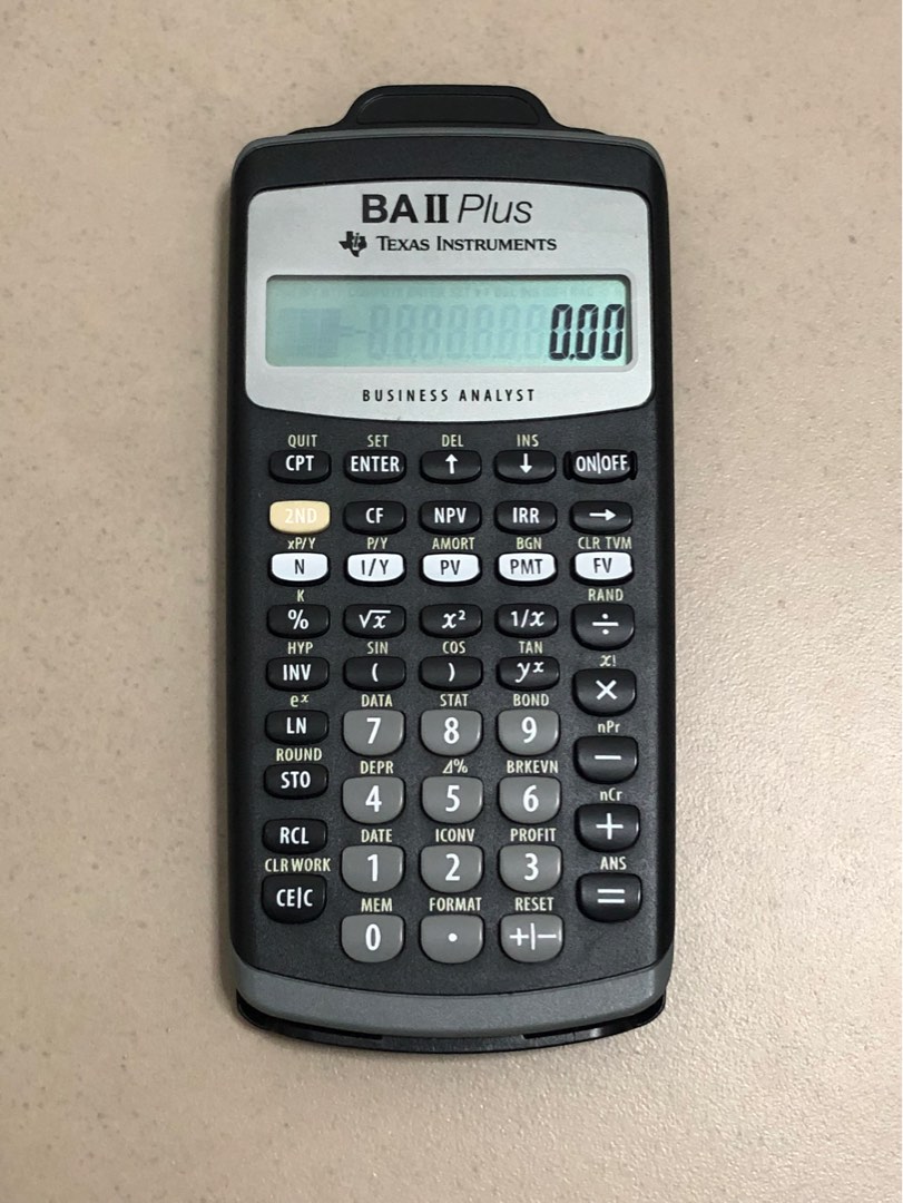 Texas Instruments BA-II Plus Adv. Financial Calculator, Hobbies & Toys ...