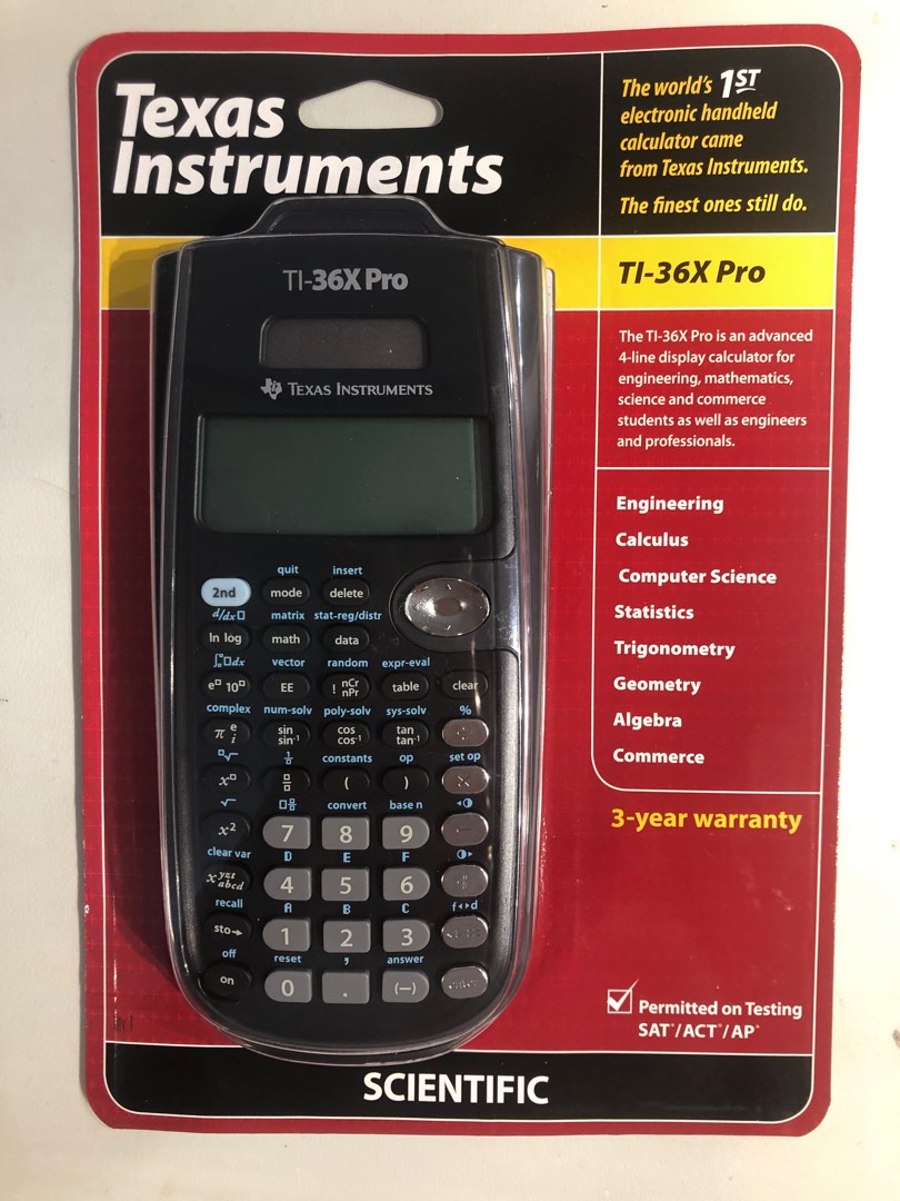 Texas Instruments TI-36X Pro Scientific Calculator, Mobile Phones ...