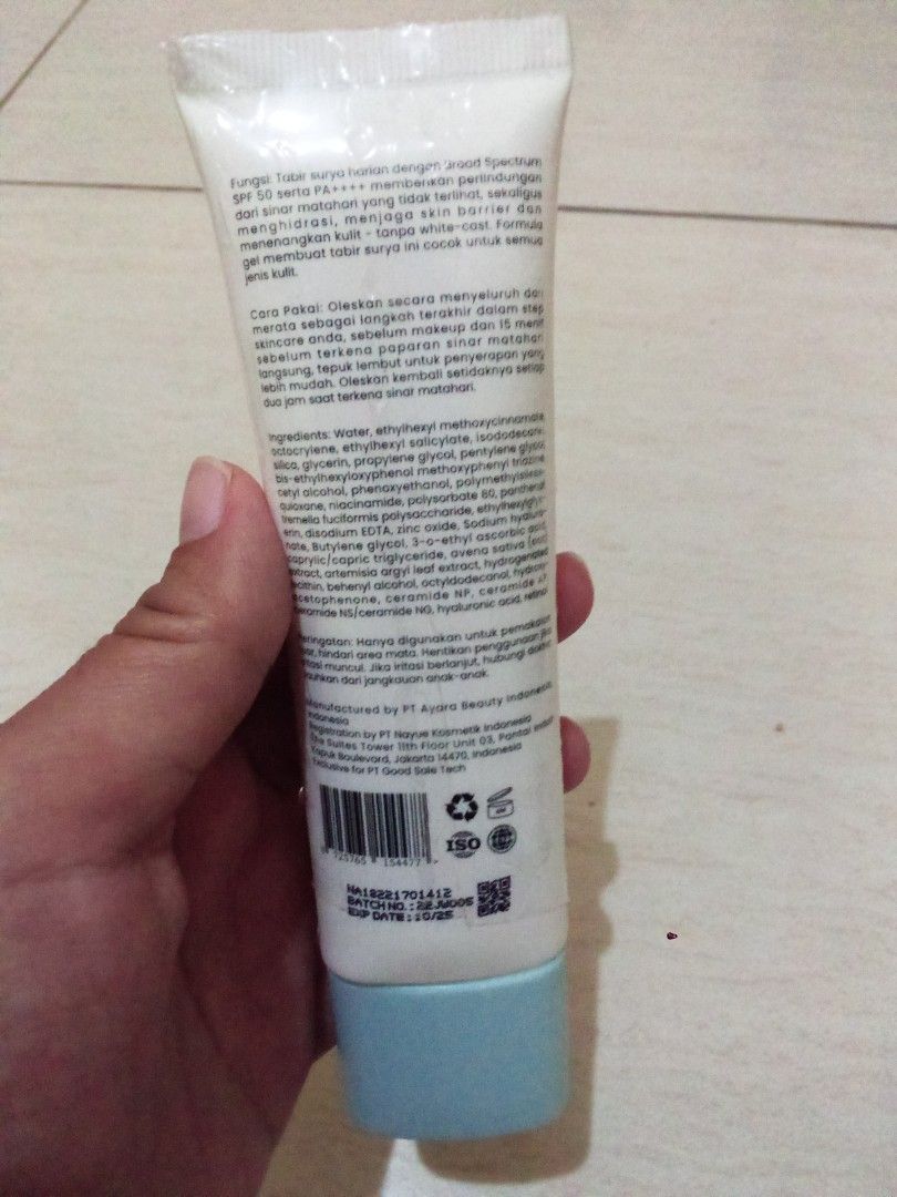 The originote sunscreen SPF 50++, Kesehatan & Kecantikan, Kulit, Sabun ...