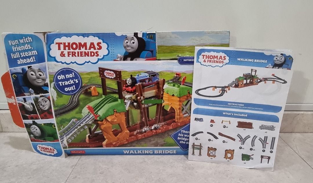 Thomas & Friends - Walking Bridge Train Playset, Hobbies & Toys, Toys ...