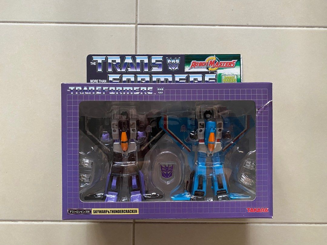 Set of 3 Transformers Takara Robot Masters Starscream Thundercracker ...