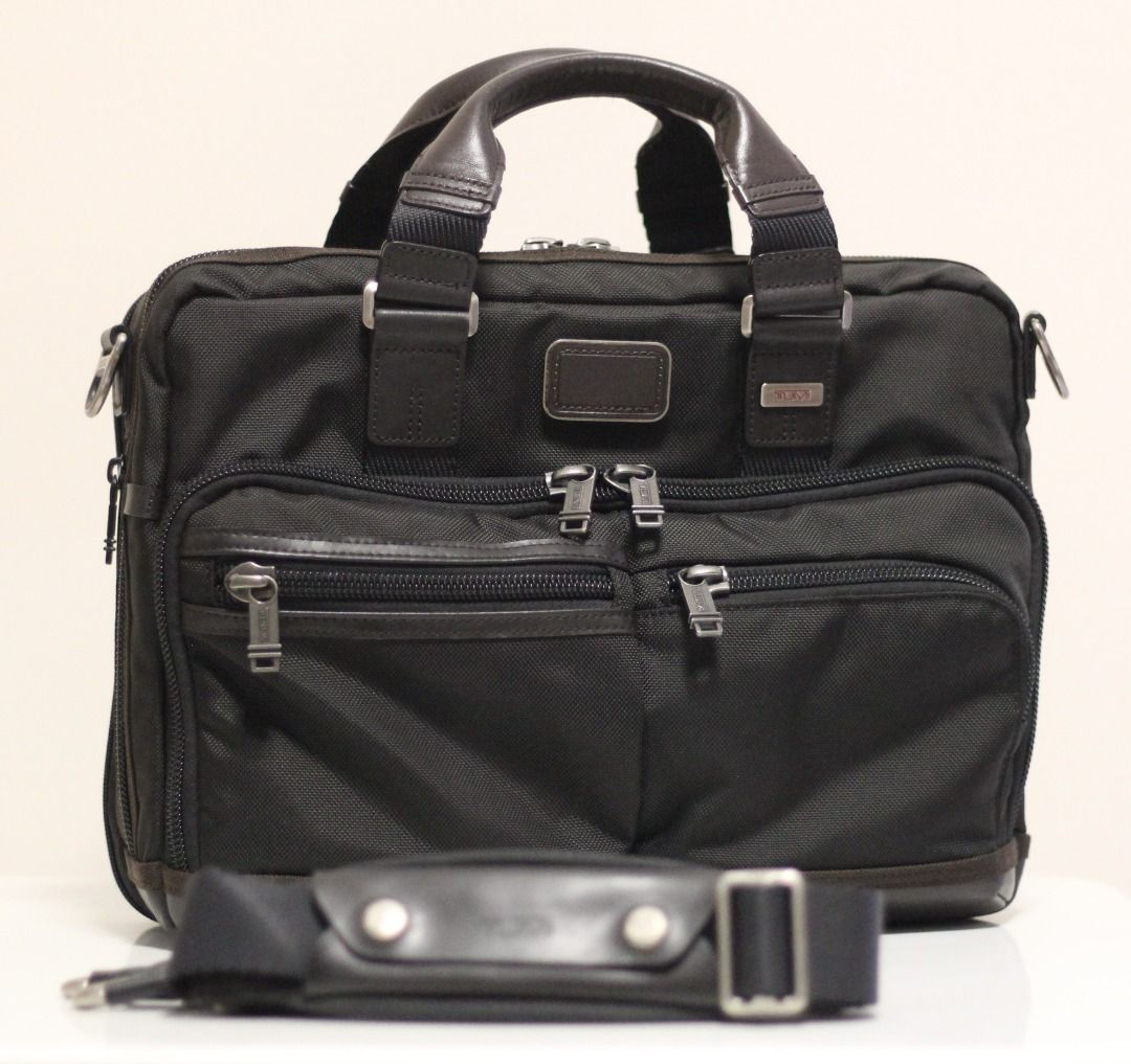 Tumi 222640HK2 - Alpha Bravo Hickory Andersen Slim Commuter Brief / 17 ...