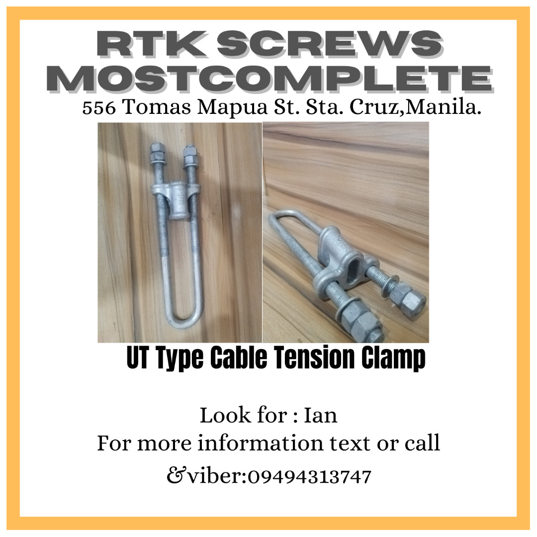 UT Type cable Tension Clamp UT-4, Commercial & Industrial, Construction Tools & Equipment on ...