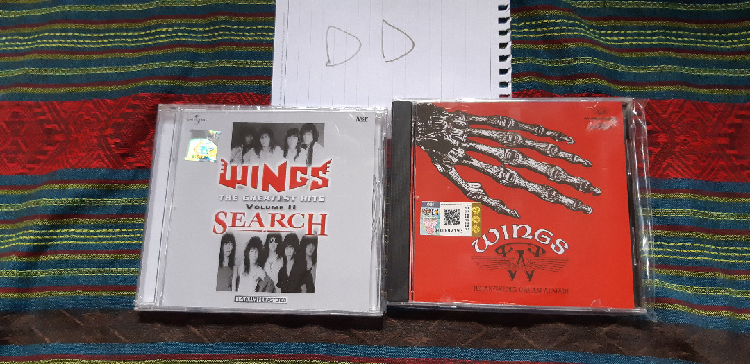 CD WINGS DAN SEARCH JERANGKUNG DAN GREATEST HITS, Hobbies & Toys, Music ...