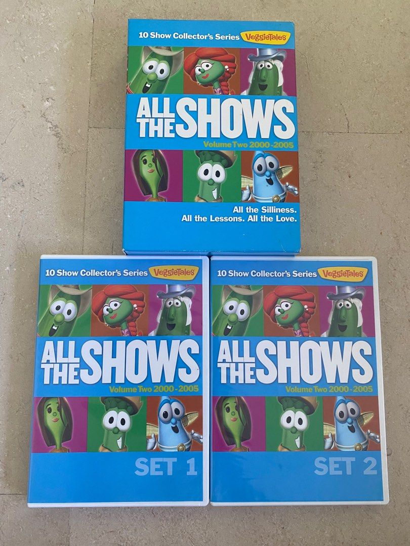 Veggietales All The Shows Volume 2 - DVDs set, Hobbies & Toys, Music ...
