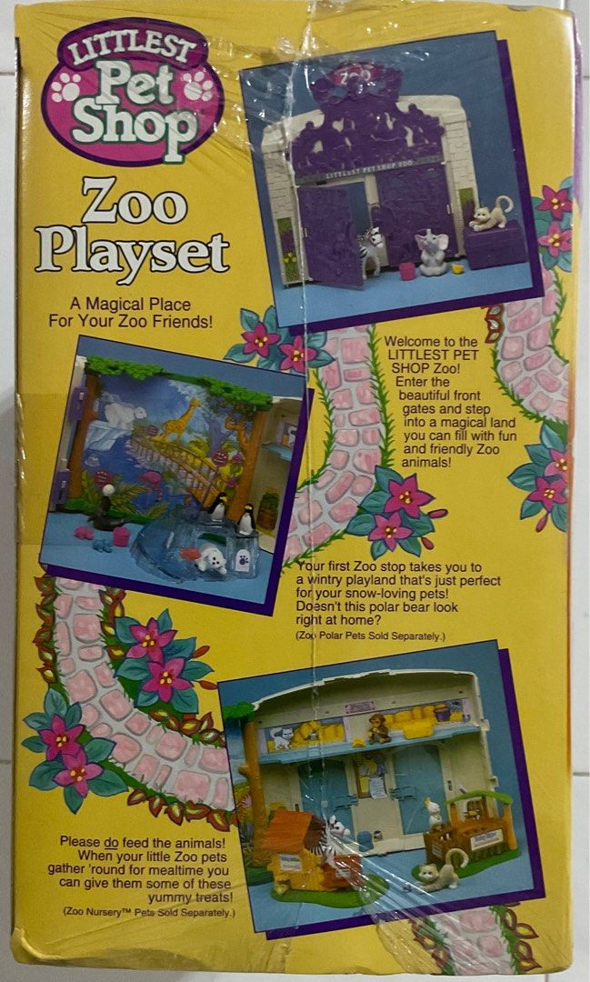 Vintage 1994 littlest Pet Shop Zoo Playset (Kenner), Hobbies & Toys ...