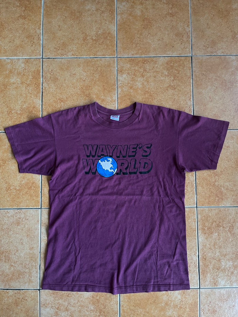 Vintage wayne world, Men's Fashion, Tops & Sets, Tshirts & Polo Shirts ...