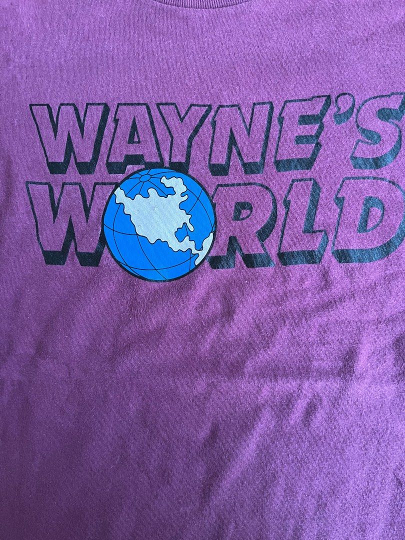 Vintage wayne world, Men's Fashion, Tops & Sets, Tshirts & Polo Shirts ...