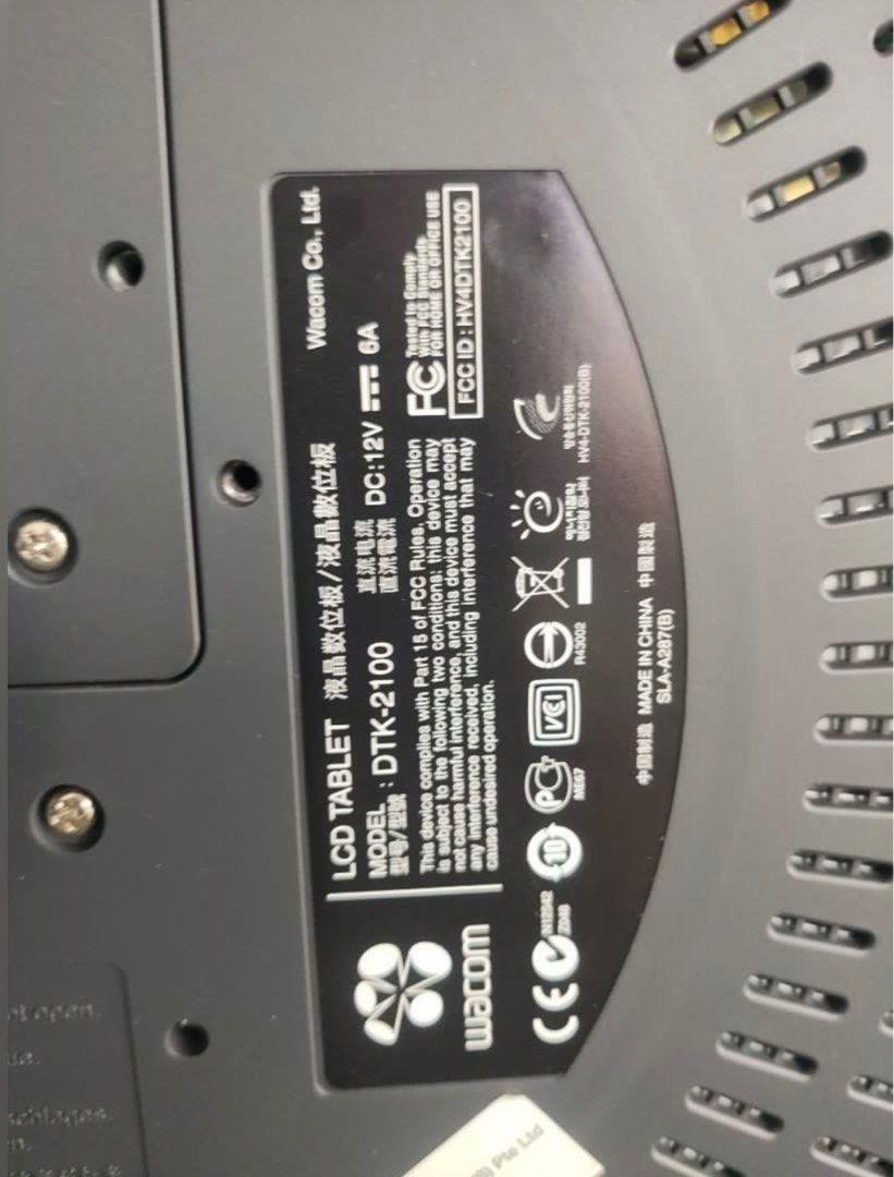 Wacom Cintiq 21UX (DTK-2100 Drawing/LCD Tablet for sale @ $120 each ...