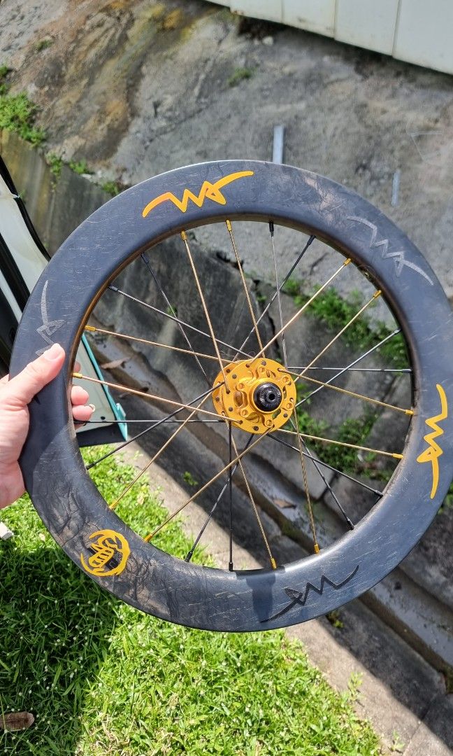 Wheel Angel Birdy Carbon Wheelset, Sports Equipment, Bicycles & Parts ...