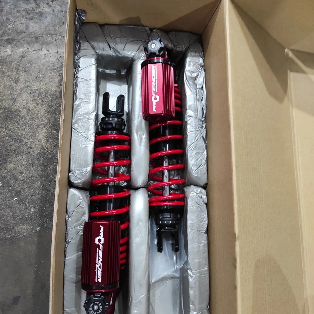 XMAX PROFENDER XSERIES LOWERED RED, Motorcycles, Motorcycle Accessories ...