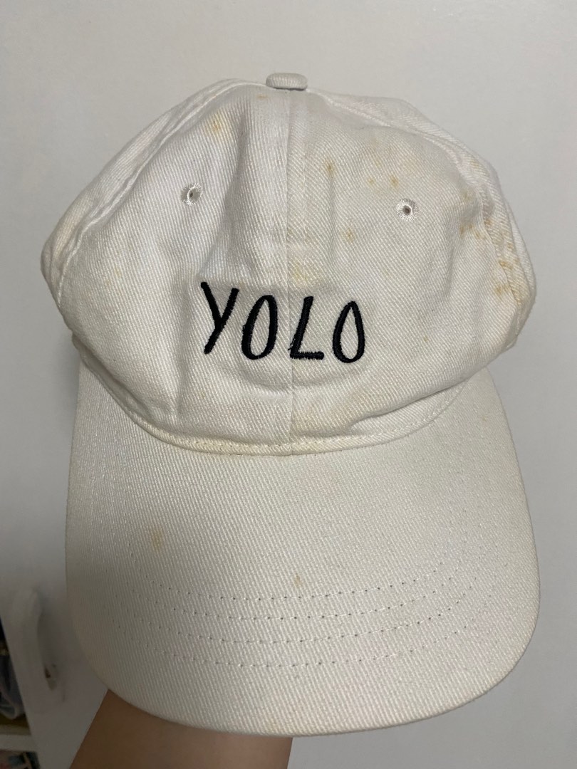 Yolo cap, Men's Fashion, Watches & Accessories, Caps & Hats on Carousell