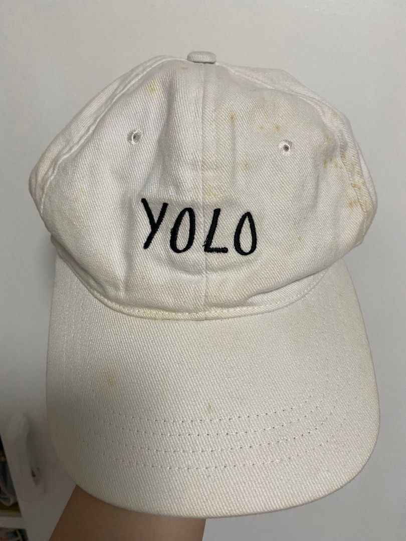 Yolo cap, Men's Fashion, Watches & Accessories, Caps & Hats on Carousell