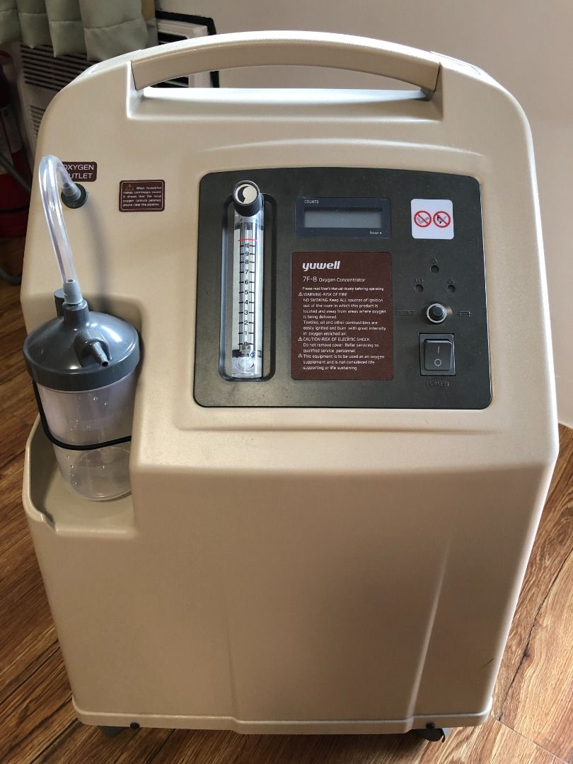 Yuwell Oxygen Concentrator 7F-8, Health & Nutrition, Medical Supplies ...