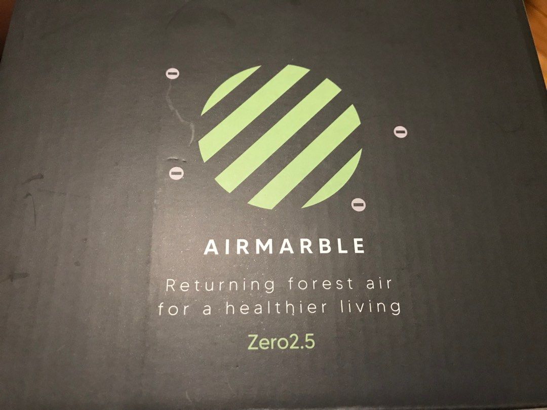 Zero 2.5 airmarble air purifier / natural fibre ionizer, TV & Home ...