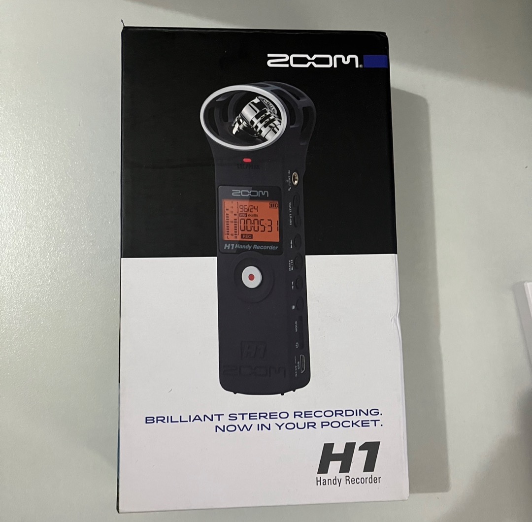 ZOOM H1 Microphone Recorder, Audio, Microphones on Carousell