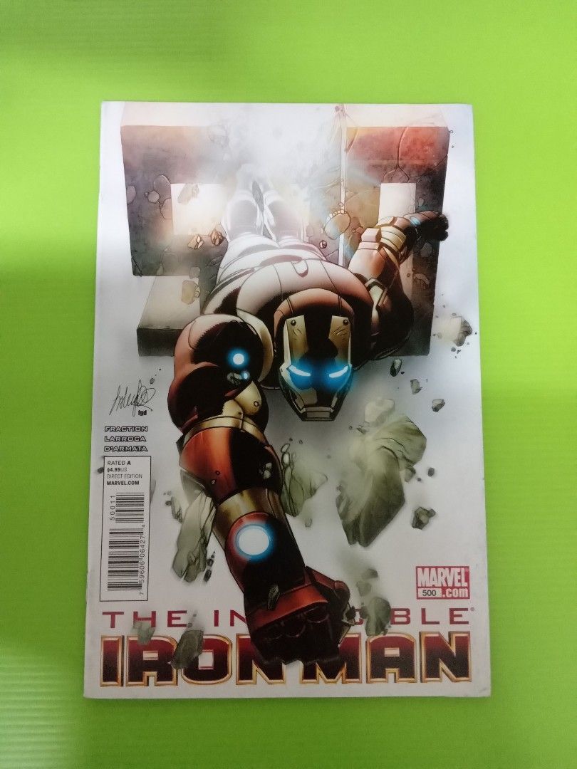 1st app Ginny Stark ( Daughter of Tony Stark ) Invincible Iron Man #500 ...