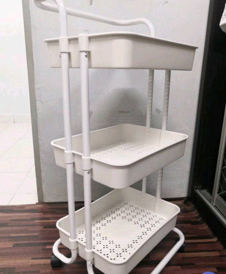3 Tier Trolley Storage racks, Furniture & Home Living, Furniture ...
