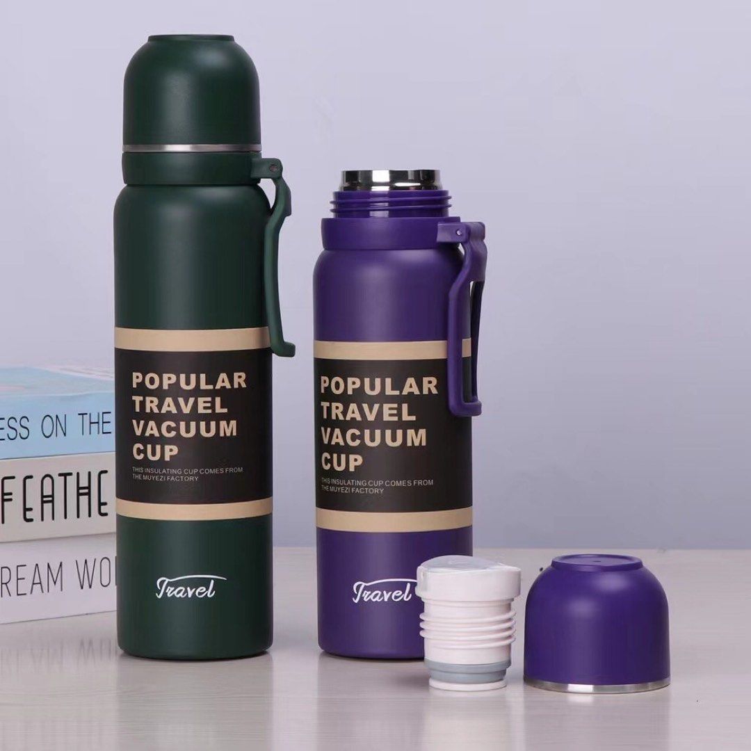 650ML/850ML 304 Stainless Steel Thermos Insulate Vacuum Tumbler Vacuum Cup Water Bottle with ...