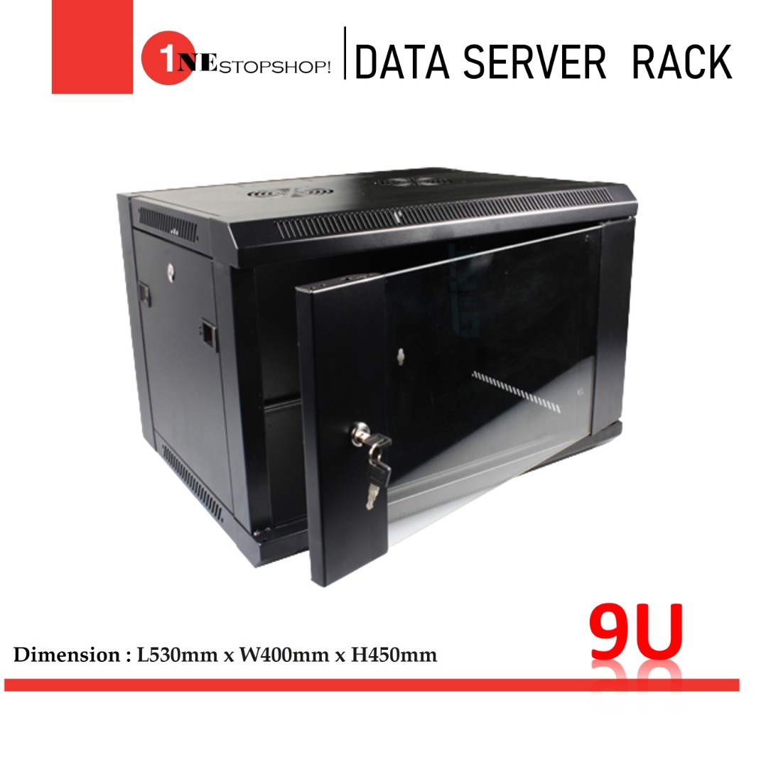 9U Data Server Rack, Computers & Tech, Parts & Accessories, Other ...