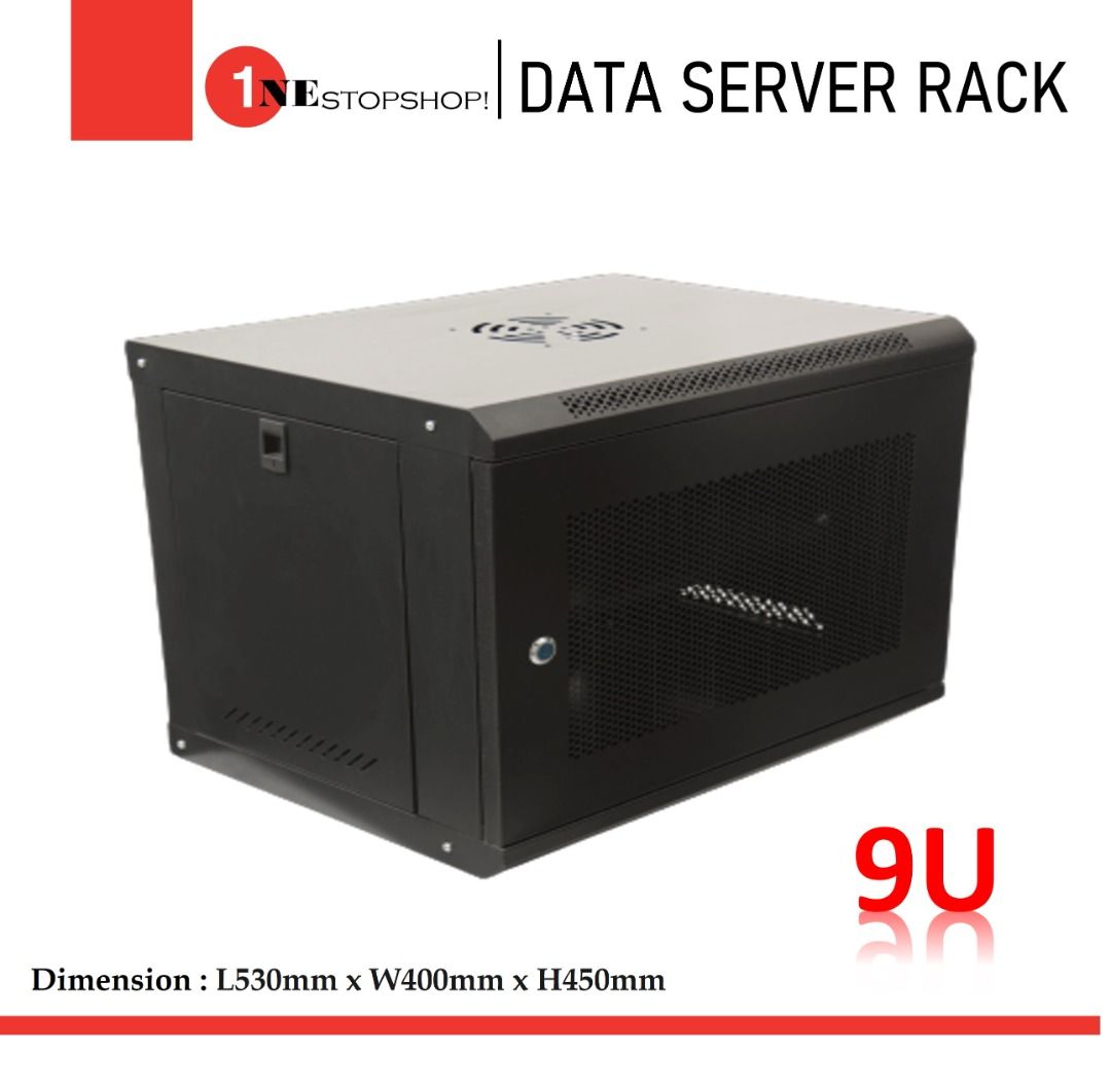 9U Data Server Rack, Computers & Tech, Parts & Accessories, Other ...