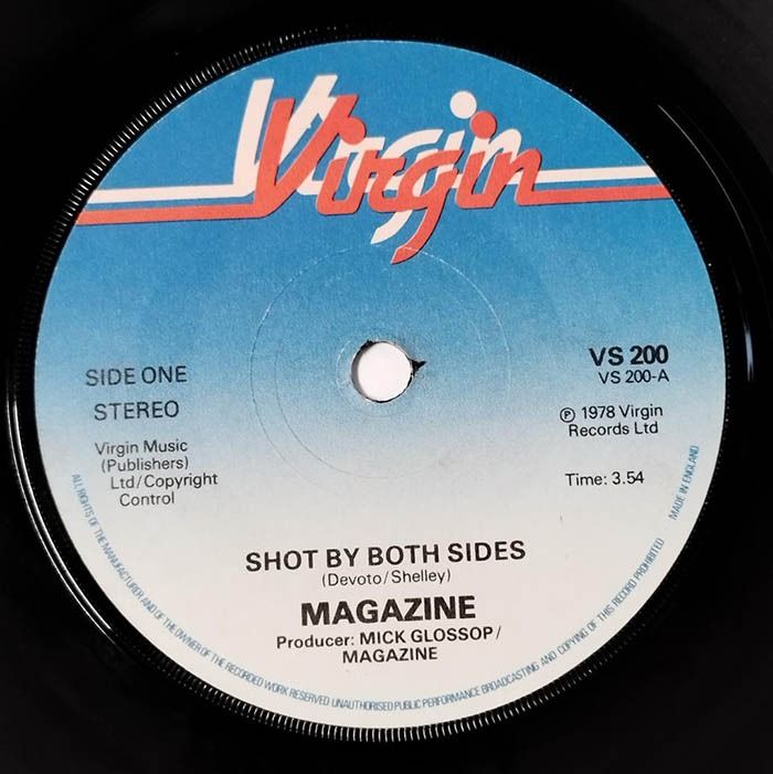 現貨 MAGAZINE Shot By Both Sides 1978年UK版 7" Single 黑膠唱片7吋細碟 Vinyl EP LP ...