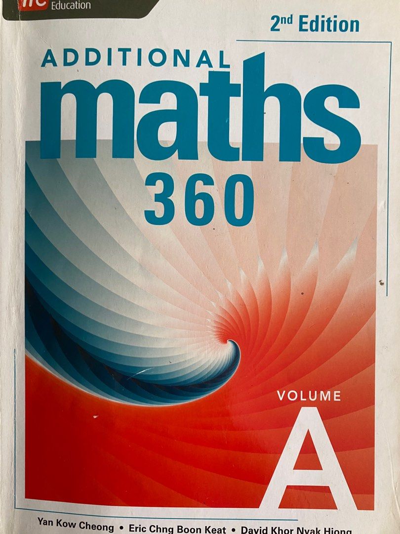 Additional Maths 360 Textbook A, Hobbies & Toys, Books & Magazines ...