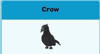 Adopt Me FR Crow, Video Gaming, Gaming Accessories, In-Game Products on ...
