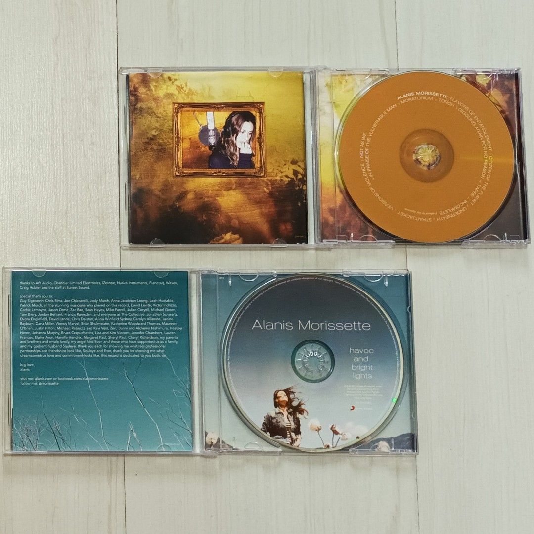 ALANIS MORISSETTE : FLAVORS OF ENTANGLEMENT + HAVOC AND BRIGHT LIGHTS ...
