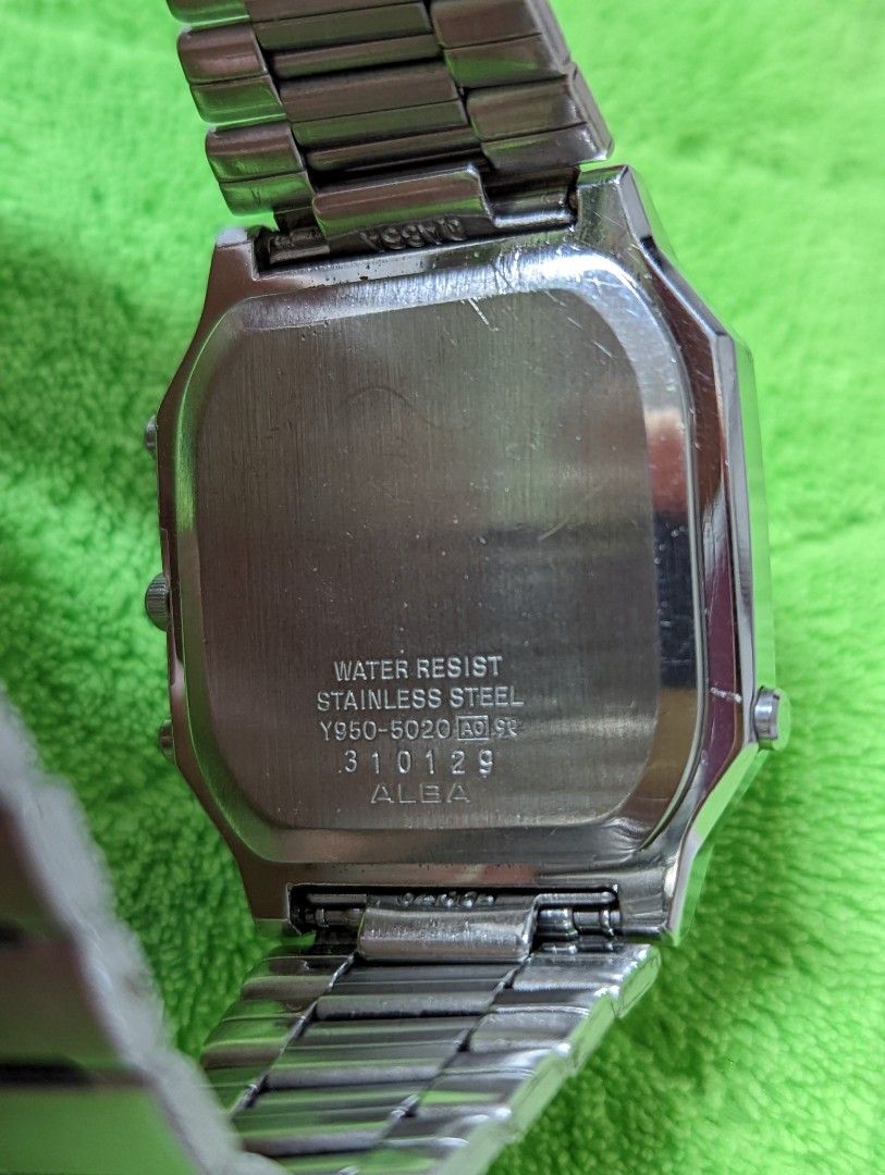 ALBA DUAL FACE VINTAGE WATCH 80S, Men's Fashion, Watches & Accessories ...