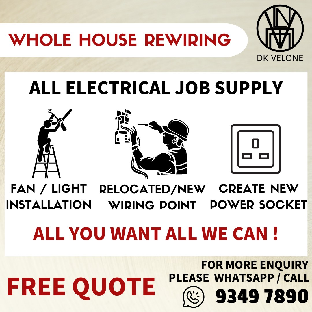 All Electrical Job Supply , Whole house Rewiring For Commercial or ...