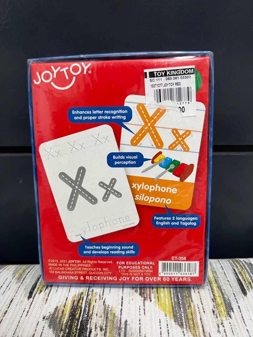 Alphabet english tagalog flash cards, Babies & Kids, Infant Playtime on ...