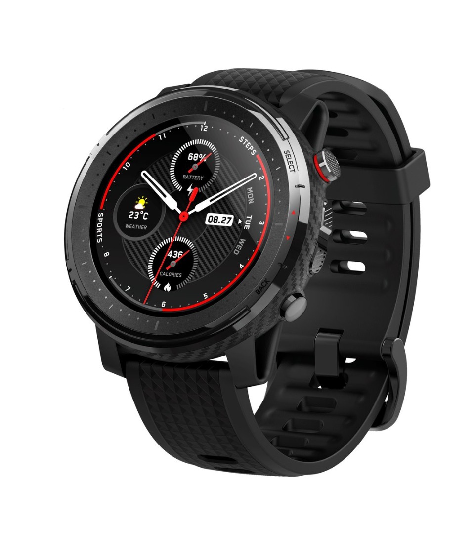 Amazfit Stratos 3 (99% New 100% Work), 手提電話, 智能穿戴裝置及智能手錶 - Carousell