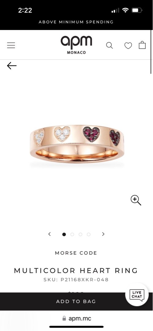 APM Monaco Ring, Women's Fashion, Jewelry & Organisers, Rings on Carousell