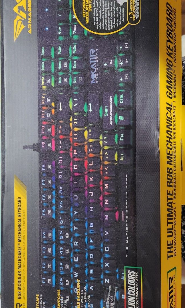 Armageddon MKA11R mechanical keyboard, Computers & Tech, Parts ...