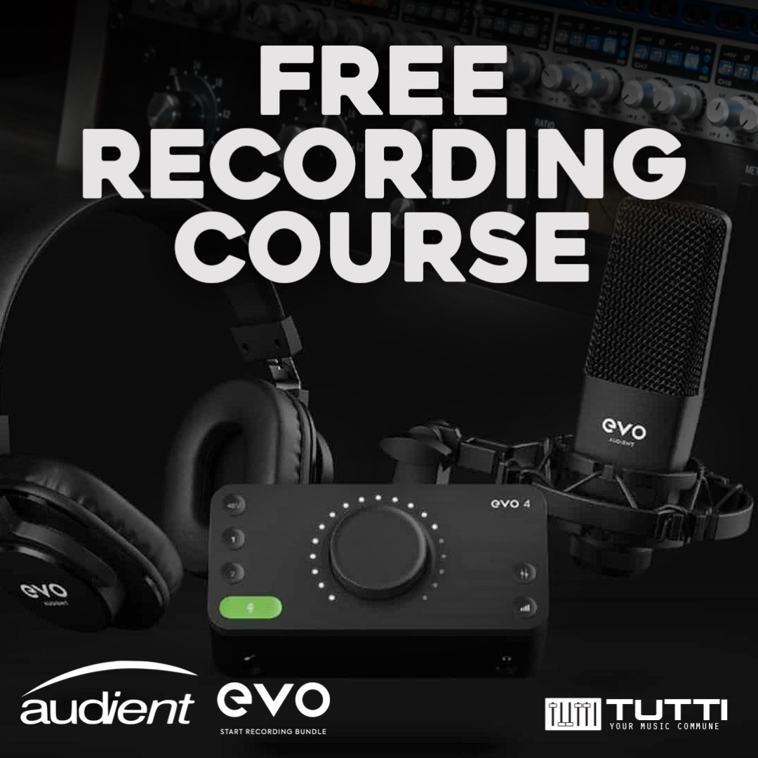 Audient EVO Start Recording Bundle with FREE RECORDING COURSE, Hobbies ...