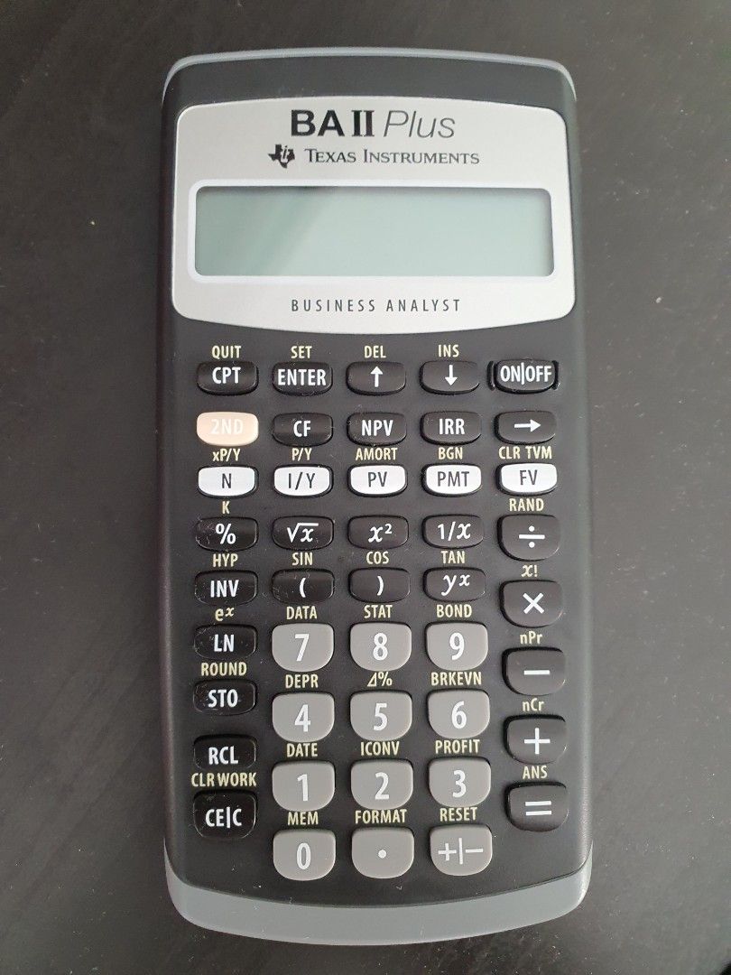 BA II Plus Financial Calculator, Hobbies & Toys, Stationery & Craft ...