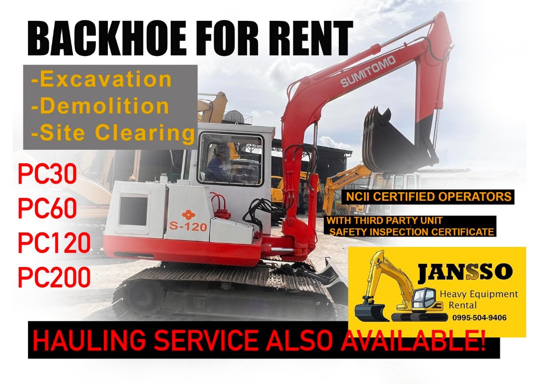 backhoe for rent - View all backhoe for rent ads in Carousell Philippines