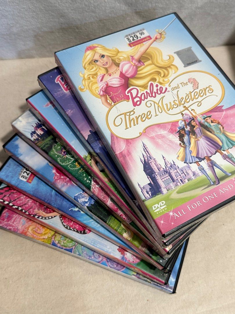 Barbie Original DVDs (8 different variations available), Hobbies & Toys ...