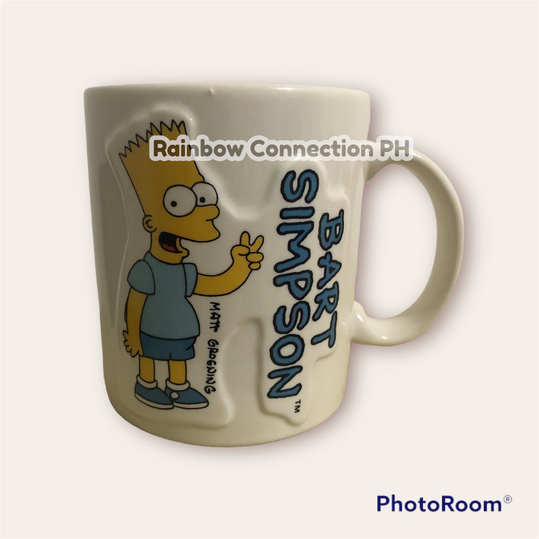 Bart Simpson Mug, Furniture & Home Living, Kitchenware & Tableware ...