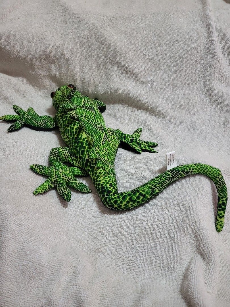 Beautiful Handmade Sand Filled Gecko Lizard Plush Toy / Paper Weight ...