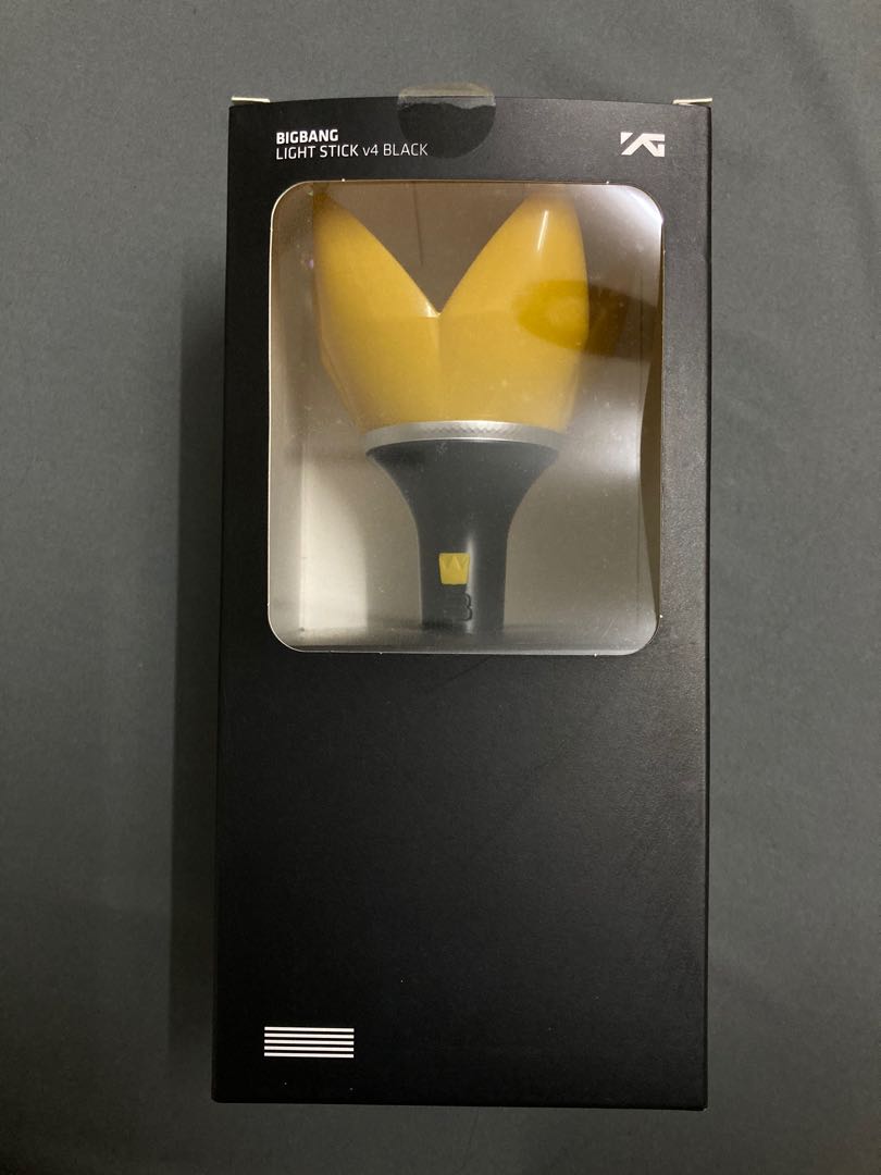 BIGBANG OFFICIAL LIGHTSTICK Black Vers. (BangBong), Hobbies & Toys ...
