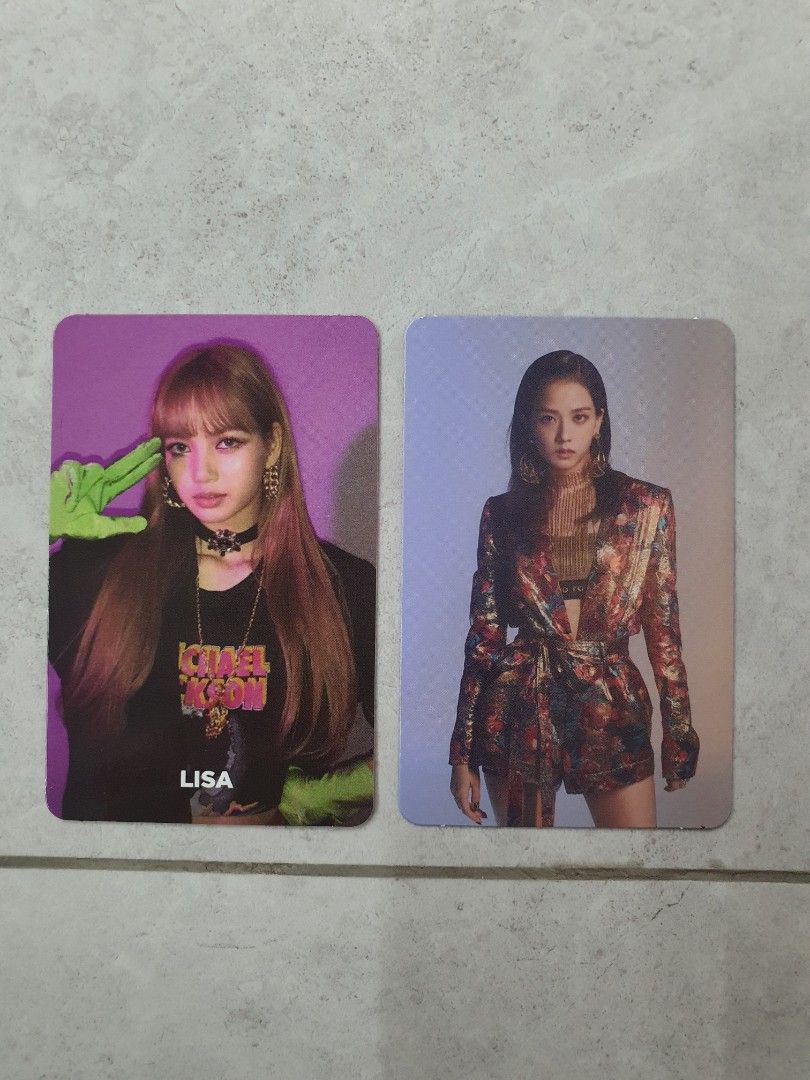 blackpink square up pink version lisa and jisoo pc, Hobbies & Toys ...