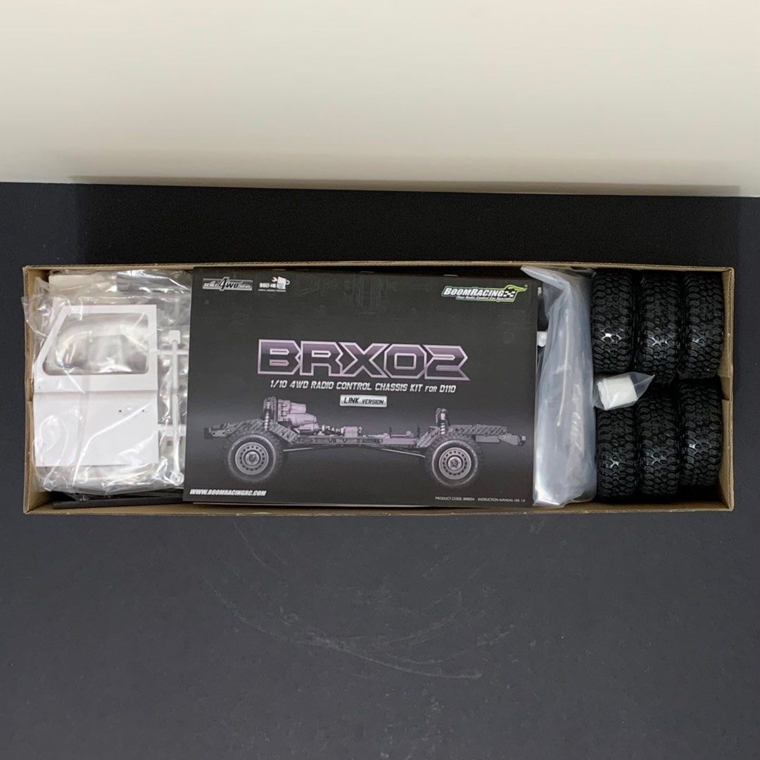 Boom Racing BRX02 6x6 with D110 Hardbody RC Crawler Kit, Hobbies & Toys ...