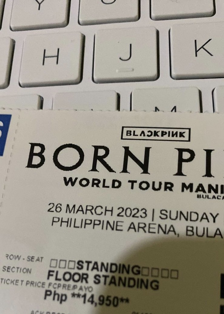 Born Pink VIP floor ticket, Tickets & Vouchers, Event Tickets on Carousell