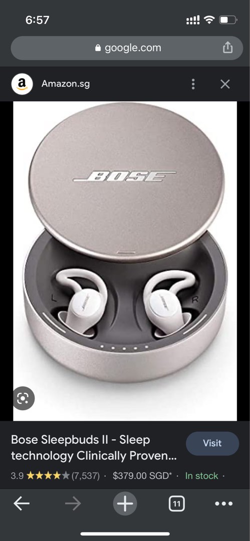 Bose sleep buds II | used, Audio, Earphones on Carousell