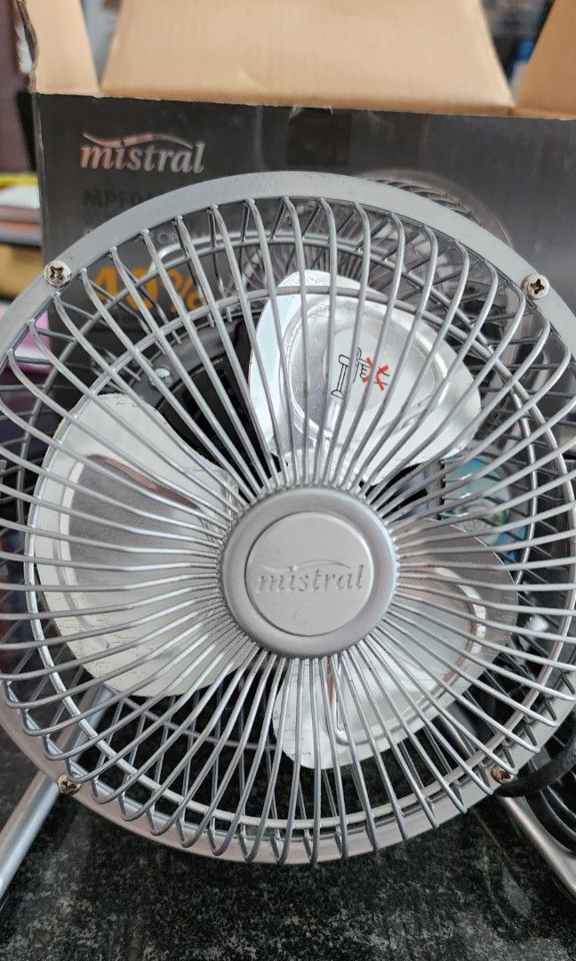 Brand New Mistral Table Fan, Furniture & Home Living, Lighting & Fans ...